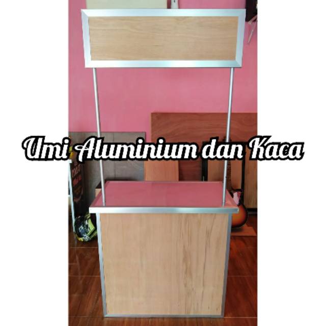 Booth portable / meja lipat event / meja promosi / meja jualan /gerobak ...