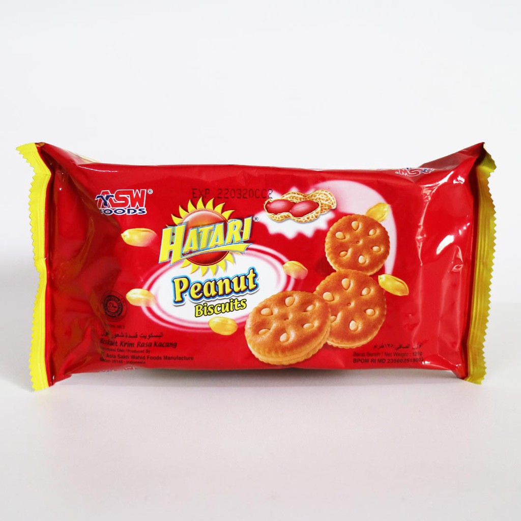 Jual ASW Hatari Biskuit Peanut 125gr Indonesia|Shopee Indonesia