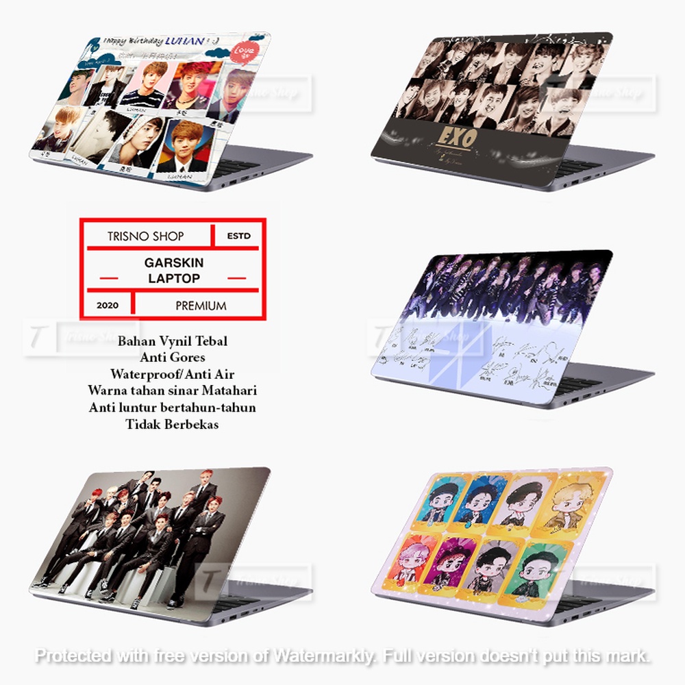 Jual Stiker Laptop | Garskin Laptop | Exo + Laminasi | Shopee Indonesia