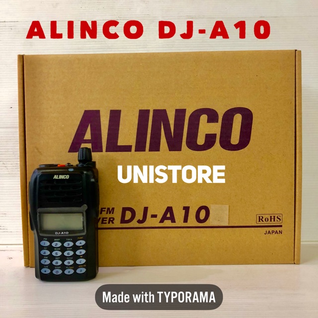 Jual Handy Talky HT Alinco DJ-A10 / Alinco DJ A10 VHF | Shopee Indonesia
