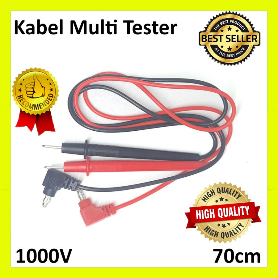 Jual KABEL MULTITESTER JARUM / CABLE MULTI TESTER Standar 1000V 70CM ...