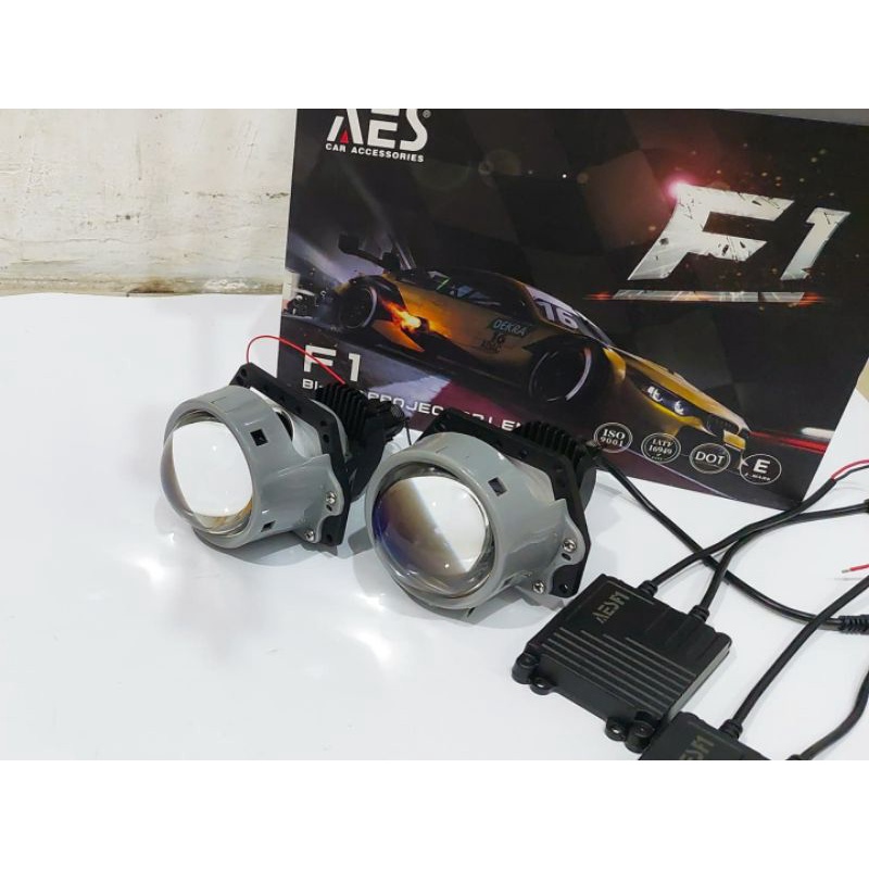 Jual Projector BILED AES F1 AES 3 Inchi Bluefirm Dual Chip Led 58 W ...