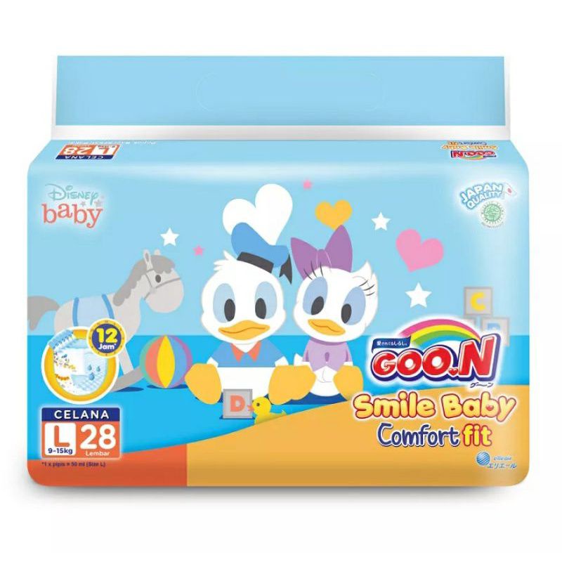 Jual Goon smile comport Disney baby pants popok bayi disposable diapers ...