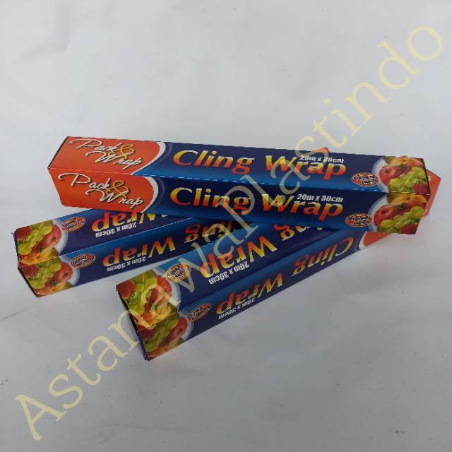 Jual Plastik wrap makanan 30cmx20m / 30 cm x 20 m food wrapping cling ...