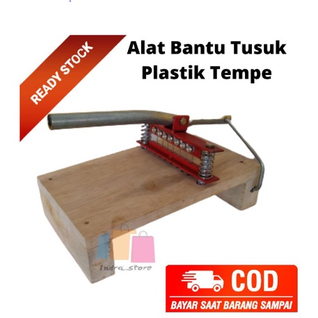 Jual Alat Pembuat Lubang Plastik Mesin Tusuk Plastik Tempe Manual Punch ...