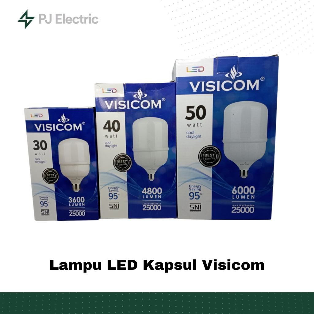 Jual Lampu Led Kapsul 30 Watt 40 Watt 50 Watt Visicom | Shopee Indonesia