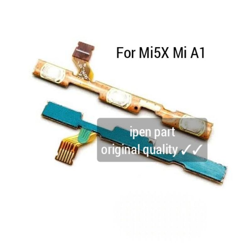Jual Flexible Tombol On Off Mi A1 mi5X 5X Xiaomi Volume Power Original ...