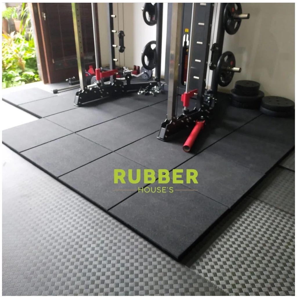 Jual Rubhouse 4cm x 50cm x 50cm HITAM ( PIN HOLE ) - Rubber Tile ...