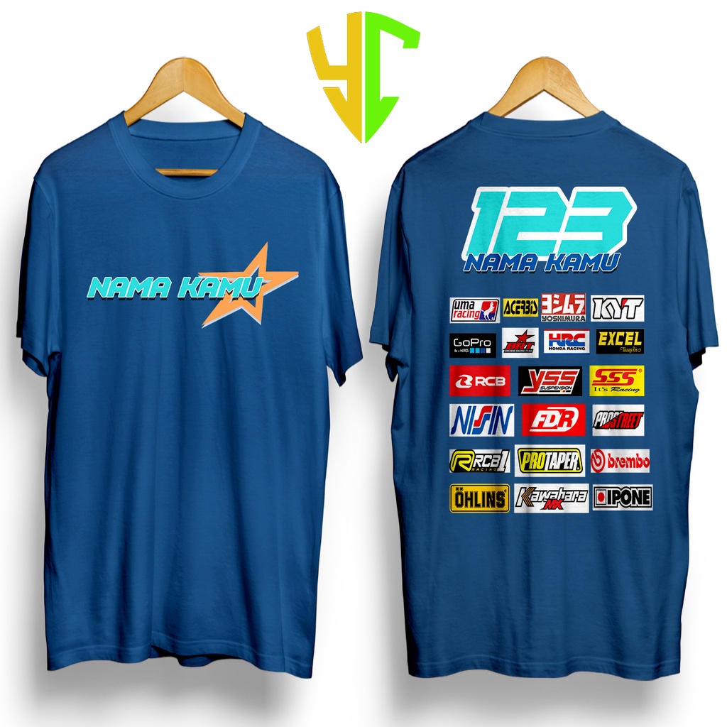 Jual Kaos Request Racing Murah - Bisa Tambah Nama Dan Nomor Anda - KAOS ...