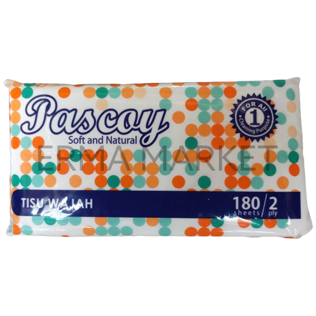 Jual ERMA MARKET TISSUE TISU PASCOY Tisu Wajah Soft Natural Facial ...
