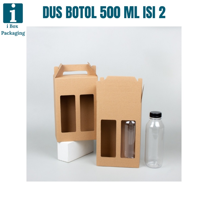 Jual [ 10 pcs ] Dus Tenteng Kardus Box Jinjing Botol Kale 500 ml Isi 2 ...