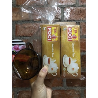Jual TEH POCI JASMINE FREE GELAS KACA FREE PACKING KARDUS | Shopee ...