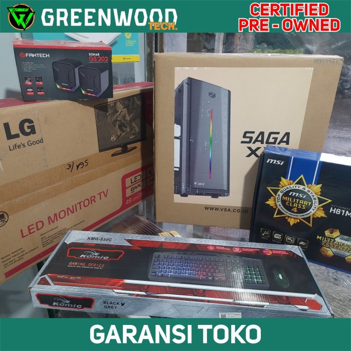 Jual PC CPU Rakitan murah satu set intel haswell dan Radeon 2gb ddr5 ...