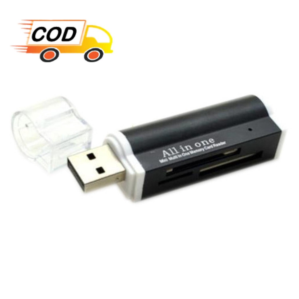 Jual Memory Card Reader Mini USB Flashdisk Memori All in One Bisa ...