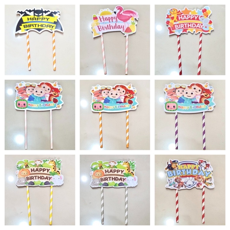 Jual TOPPER TART KARAKTER | Shopee Indonesia