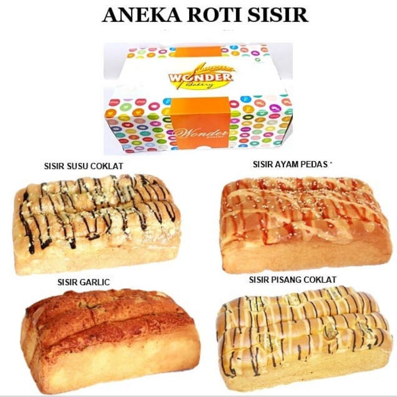 Jual Roti Sisir Aneka Rasa Wonder Bakery - Besar (Oleh oleh Salatiga ...
