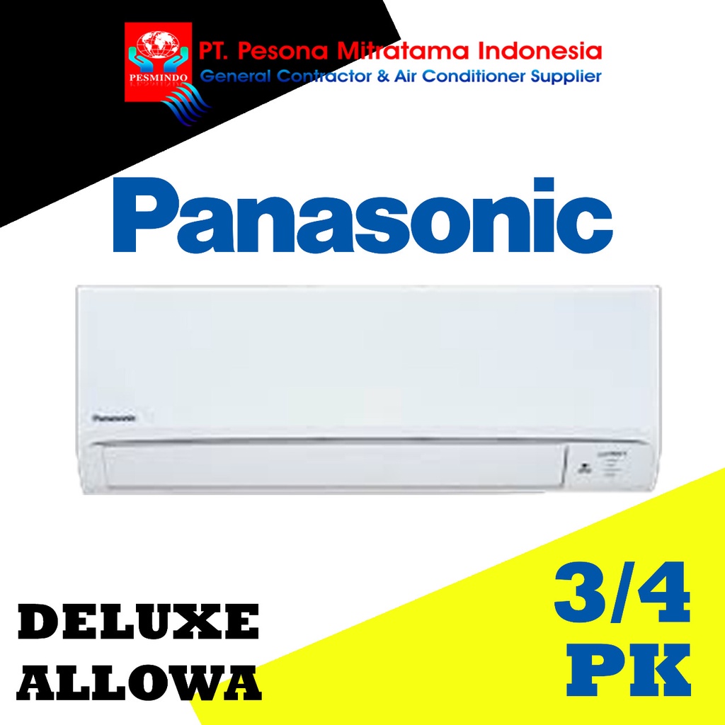 Jual AC SPLIT PANASONIC 3/4 PK (CS/CU-XN7WKJ) DELUXE ALLOWA | Shopee Indonesia