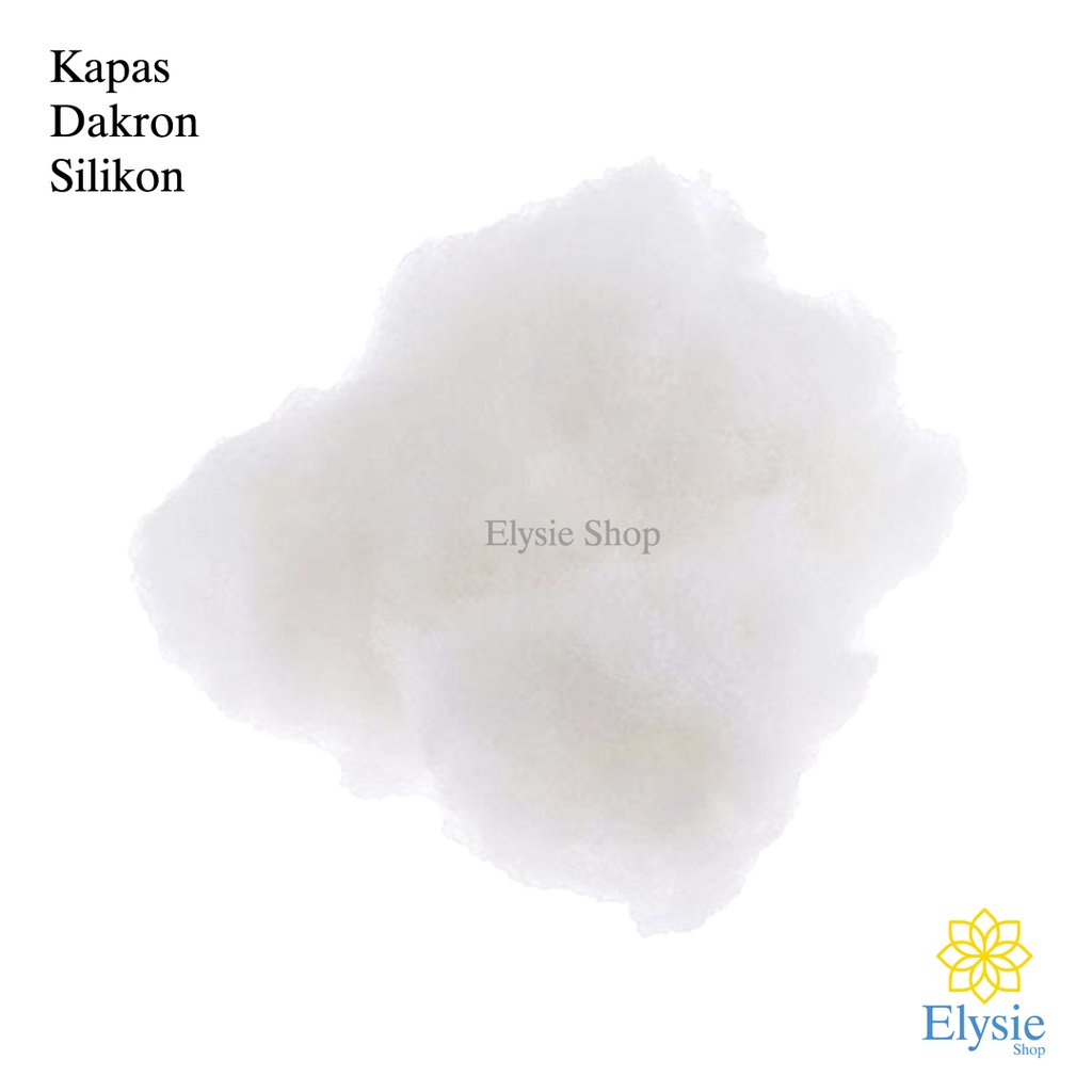 Jual Kapas Dakron Silikon (100gr) - Polyester Fiber Cotton Filling ...
