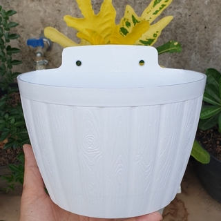 Jual Pot dinding plastik motif Gentong putih (18cm) | Shopee Indonesia