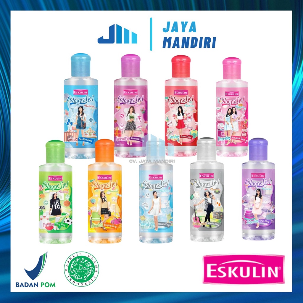 Jual ESKULIN COLOGNE GEL PARFUM ALL VARIANT 100ML | Shopee Indonesia