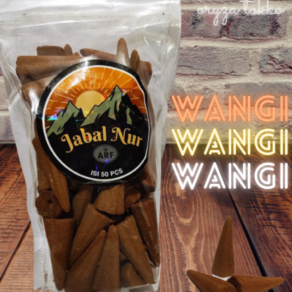 Jual PENGHARUM RUANGAN DUPA BUKHUR KERUCUT STANGI AROMATERAPI JABAL NUR ...