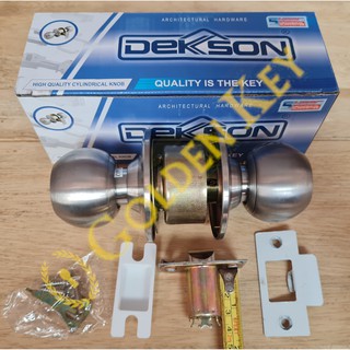 Jual Kunci Bulat Gagang Pintu Kamar Mandi Dekson Dekkson KCBL DL8587 BK ...
