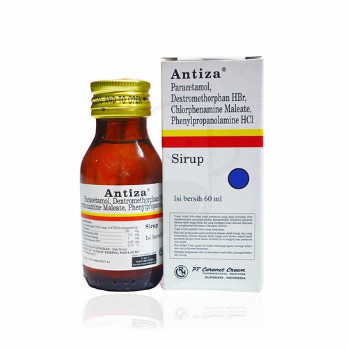 Jual Antiza syr 60 ml - Obat Panas, Flu dan Batuk Kering | Shopee Indonesia