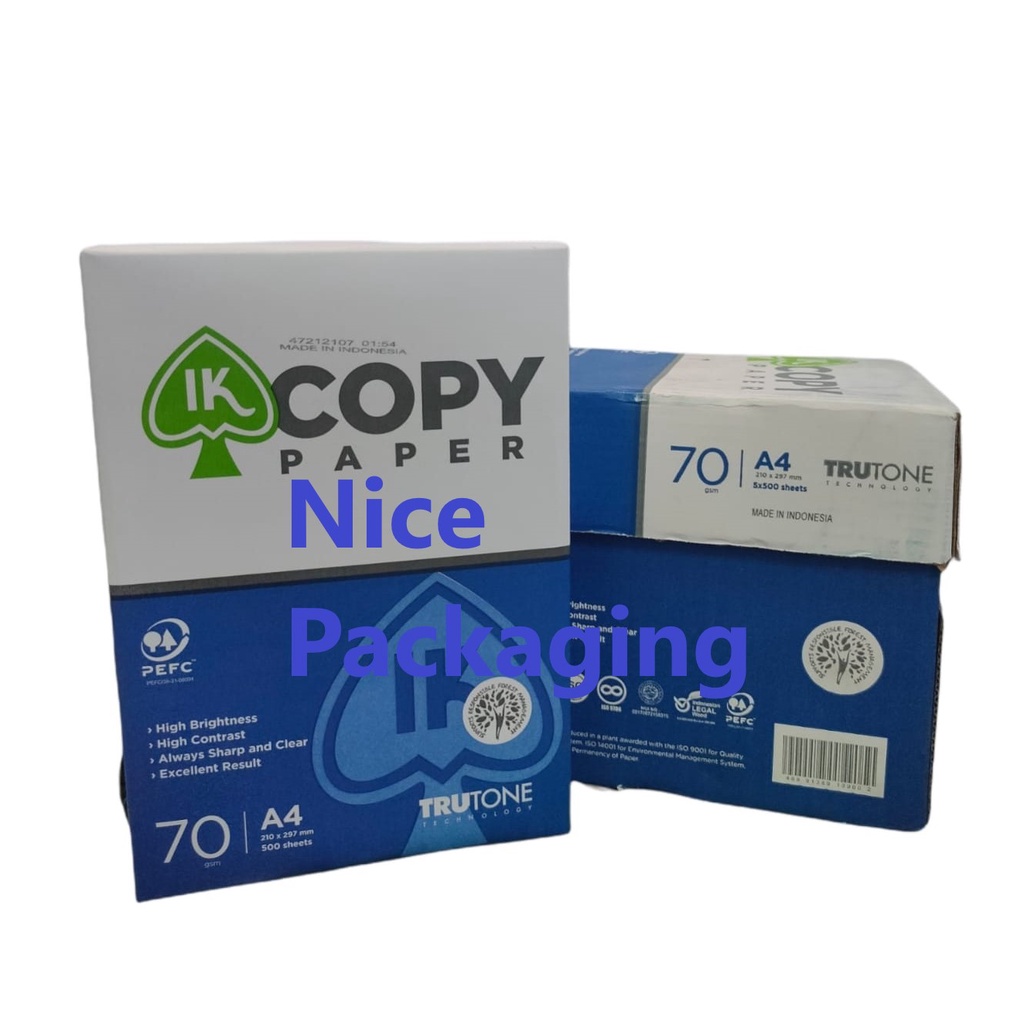 Jual kertas copy paper A4 70gr / kertas A4 / kertas copy paper ...