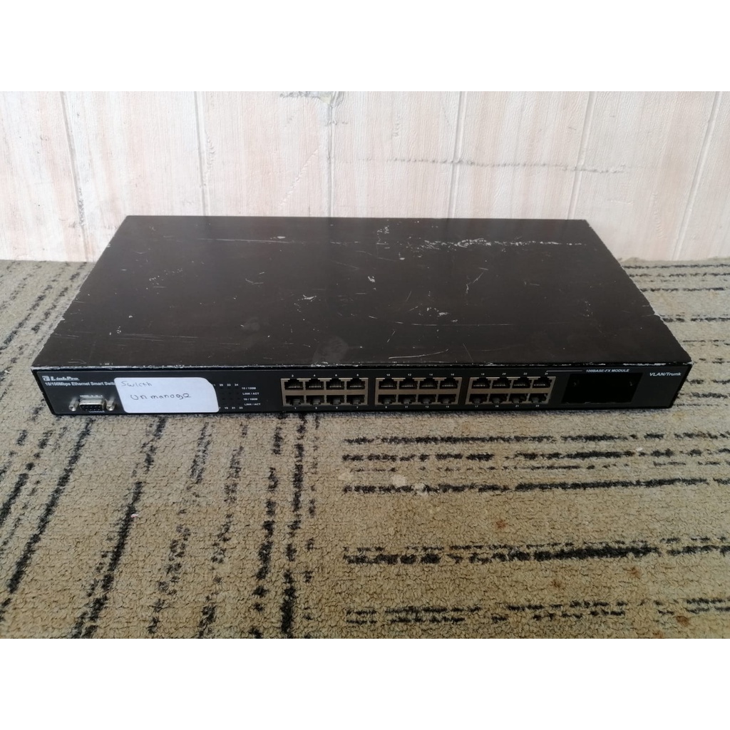 Jual Switch Hub 24 Port Merk LinkPro Unmanaged Tinggal Colok | Shopee Indonesia
