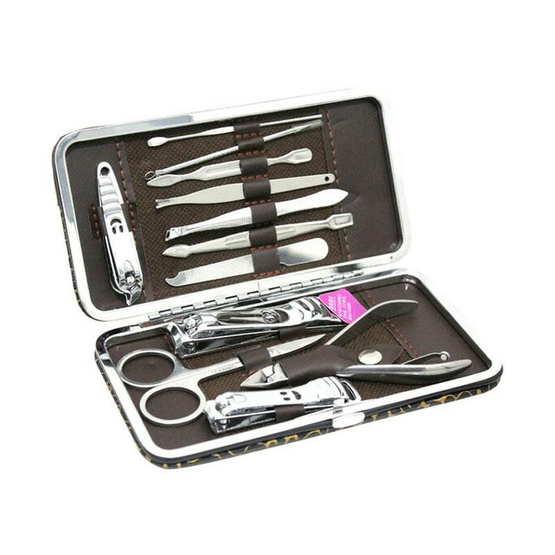 Jual FT Nail Art set 12 in 1 Alat Manicure Pedicure Perawatan ...