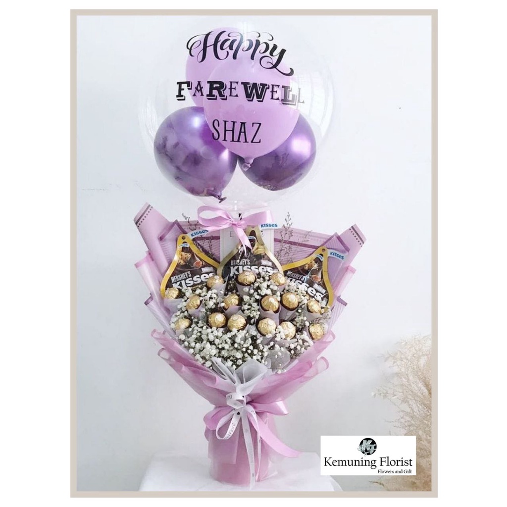 Jual bloom box snack/ special choco/ kado anniversary/ buket bunga ...