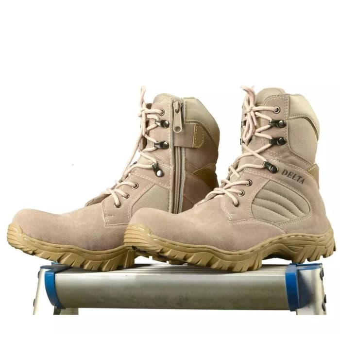 Jual Sepatu safety motec Cordura Tactical Gurun Boots Safety Ujung Besi ...