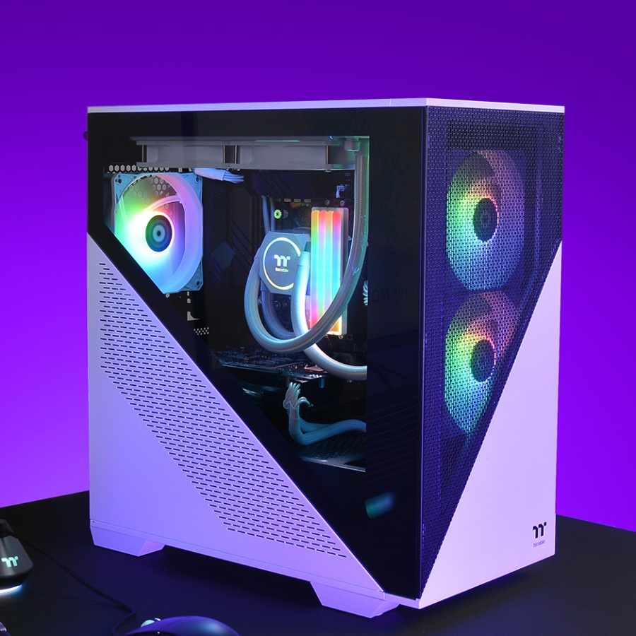 Jual THERMALTAKE DIVIDER 170 ARGB SNOW M-ATX PC CASE CASING GAMING ...