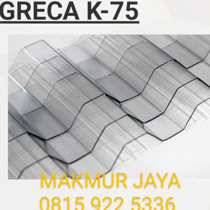 Jual Asbes | Atap Gelombang Greca Spandex Transparan Tebal 1Mm, Lebar ...