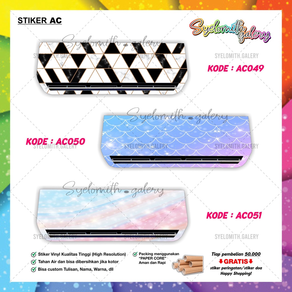 Jual STICKER AC - STIKER PENDINGIN RUANGAN | Shopee Indonesia