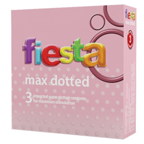 Jual Kondom Fiesta Max Dotted (3S) Indonesia|Shopee Indonesia