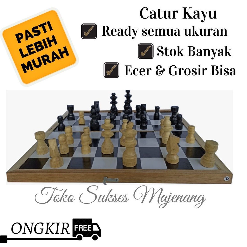 Jual CATUR / CATUR KAYU / CATUR KAYU LIPAT / CATUR LIPAT KAYU SEMUA ...