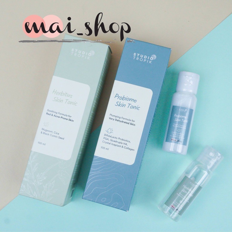 Jual STUDIO TROPIK PREBIOME SKIN TONIC / HERBITUS SKIN TONIC | Shopee Indonesia