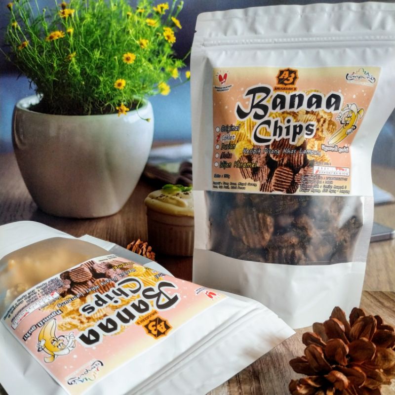Banaa Chips A3 Keripik Pisang Lampung Snack Keripik Pisang Kepok Kripik ...