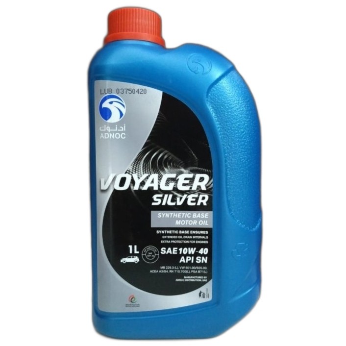 Jual Oli Adnoc Voyager Silver 10W-40 Synthetic - 1L | Shopee Indonesia