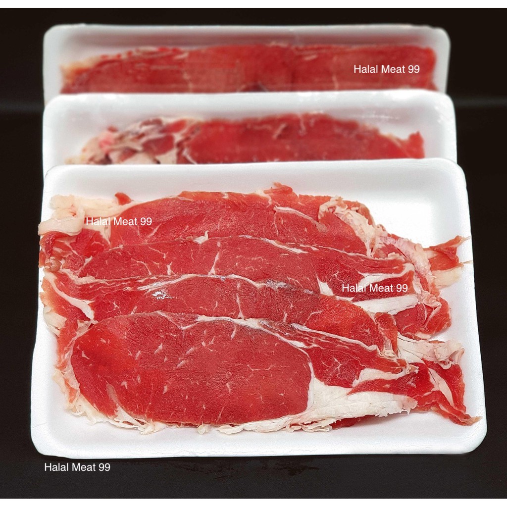 Jual Beef Sirloin Slice / Daging Sirloin Iris Tipis 200gr | Shopee ...