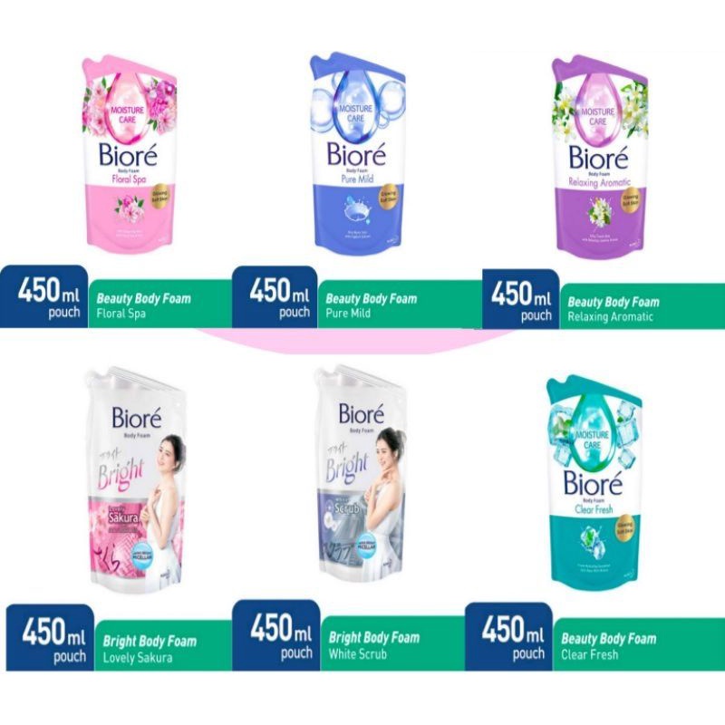 Jual Biore Body wash 450ml all variant | Shopee Indonesia