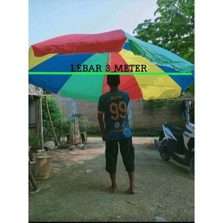 Jual PAYUNG PANTAI JUMBO/ PAYUNG PANTAI PELANGI BESAR/ PAYUNG TENDA ...