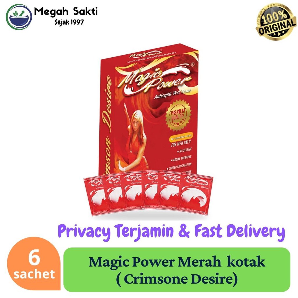 Jual Megah Sakti - Tissue / Tisu Magic Power Crimson Desire ( Kotak ...