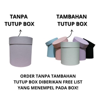 Jual Bloom Box Bulat/ Box Bunga Kotak Bunga /Flower Box Blooming Box ...