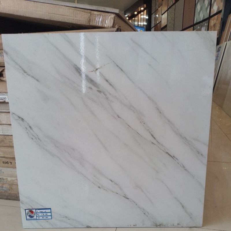 Jual granit lantai glosyy arna lavani white kw4 60×60 | Shopee Indonesia