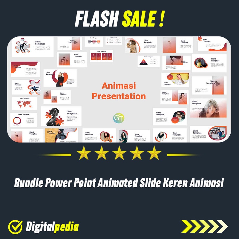 Jual Bundle PowerPoint PPT Power Point Animated Slide Keren Animasi ...