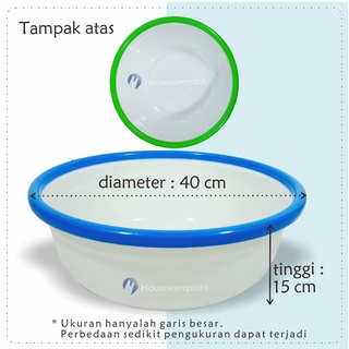 Jual 1 pcs Baskom Nagata 818/ baskom adonan / baskom masak / waskom ...