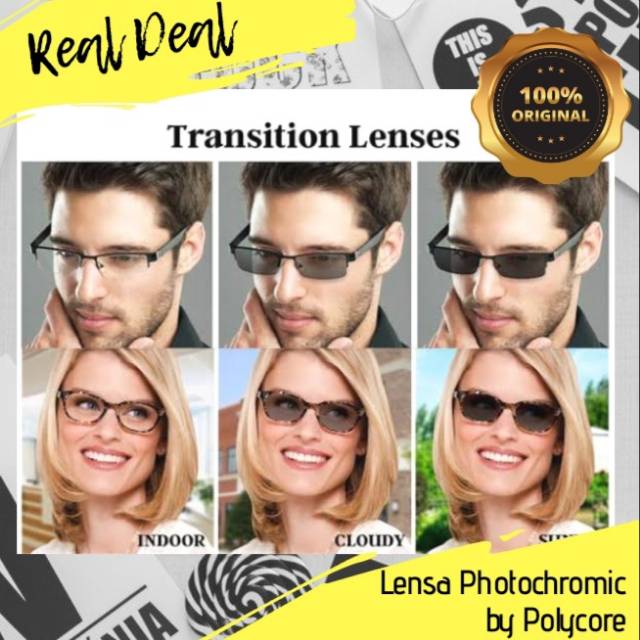 Jual LENSA INALITE PHOTOCHROMIC BY POLYCORE PHOTOGREY ORIGINAL 100% ...