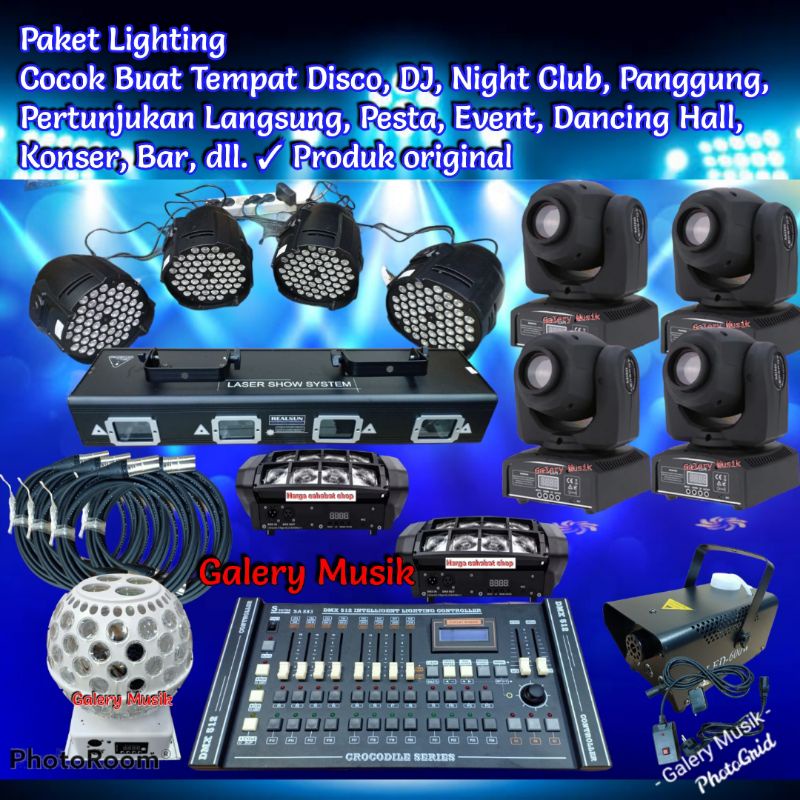 Jual Paket Lighting Complite Sesuai Gambar iklan & deskripsi buat ...